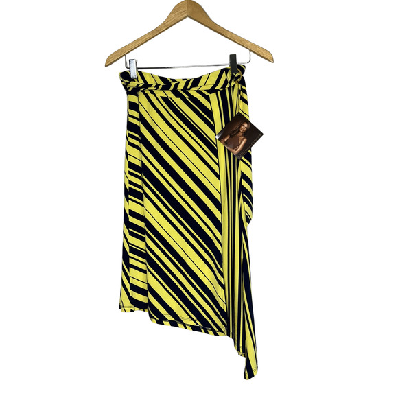 IMAN | Skirts | Iman Global Chic Resort Scarf Skirt Self Tie Navy ...